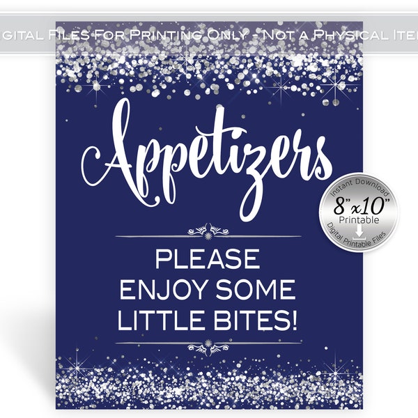 Appetizer Sign - Etsy