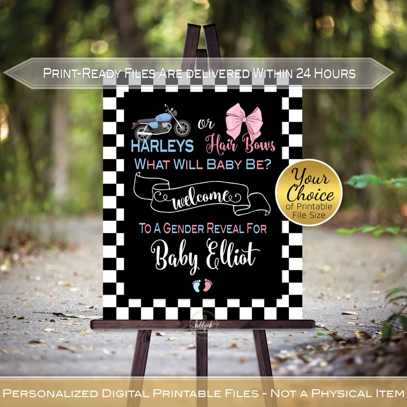 Harley Welcome Sign - Etsy