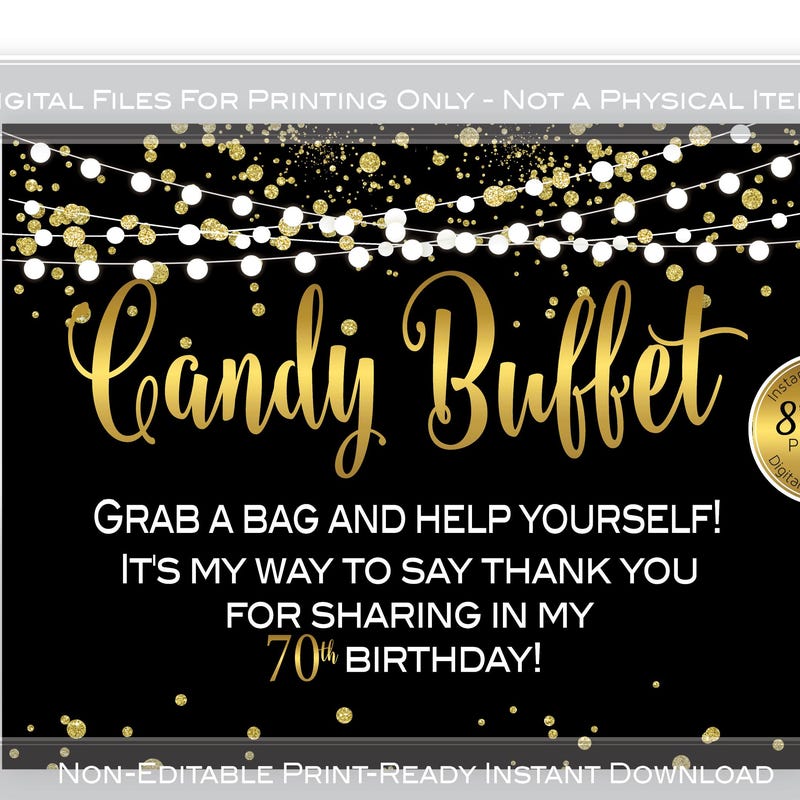 Black Buffet 70 - Etsy