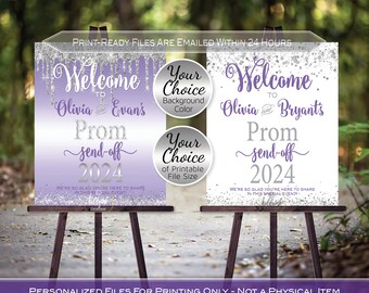 Graduation Celebration Party Personalized Welcome Sign Printable Navy ...