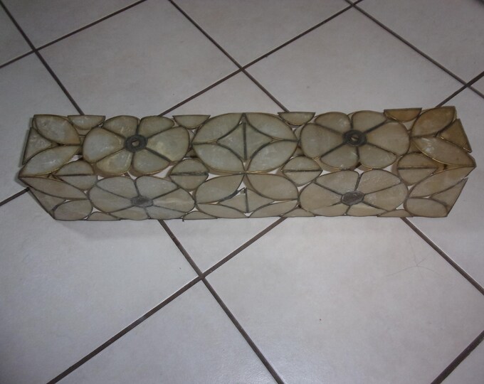 Vintage Capiz Shell Light Fixture Vanity Shade Wall Home Decor - Etsy