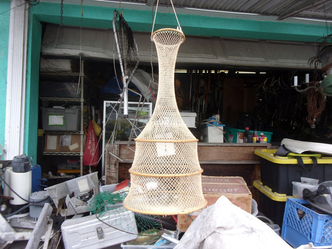 Vintage Antique Eel Fyke Net Mall Four Hoop Handmade, Cabin Decor - Etsy