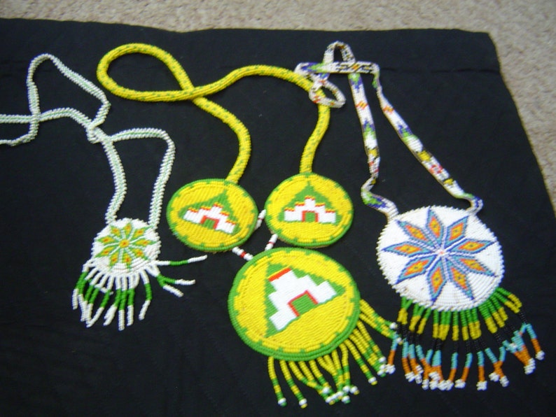 Native American Seed Bead Necklaces - Etsy