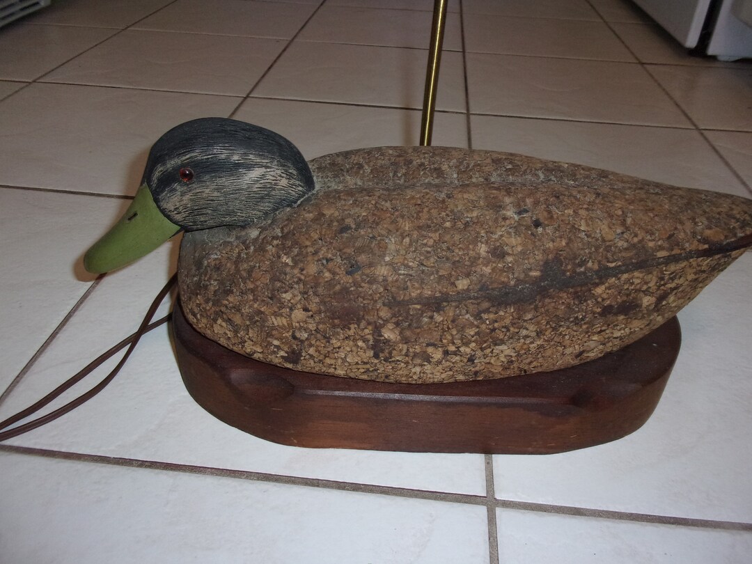 Vintage Decoy Duck Lamp Boy's Room - Etsy