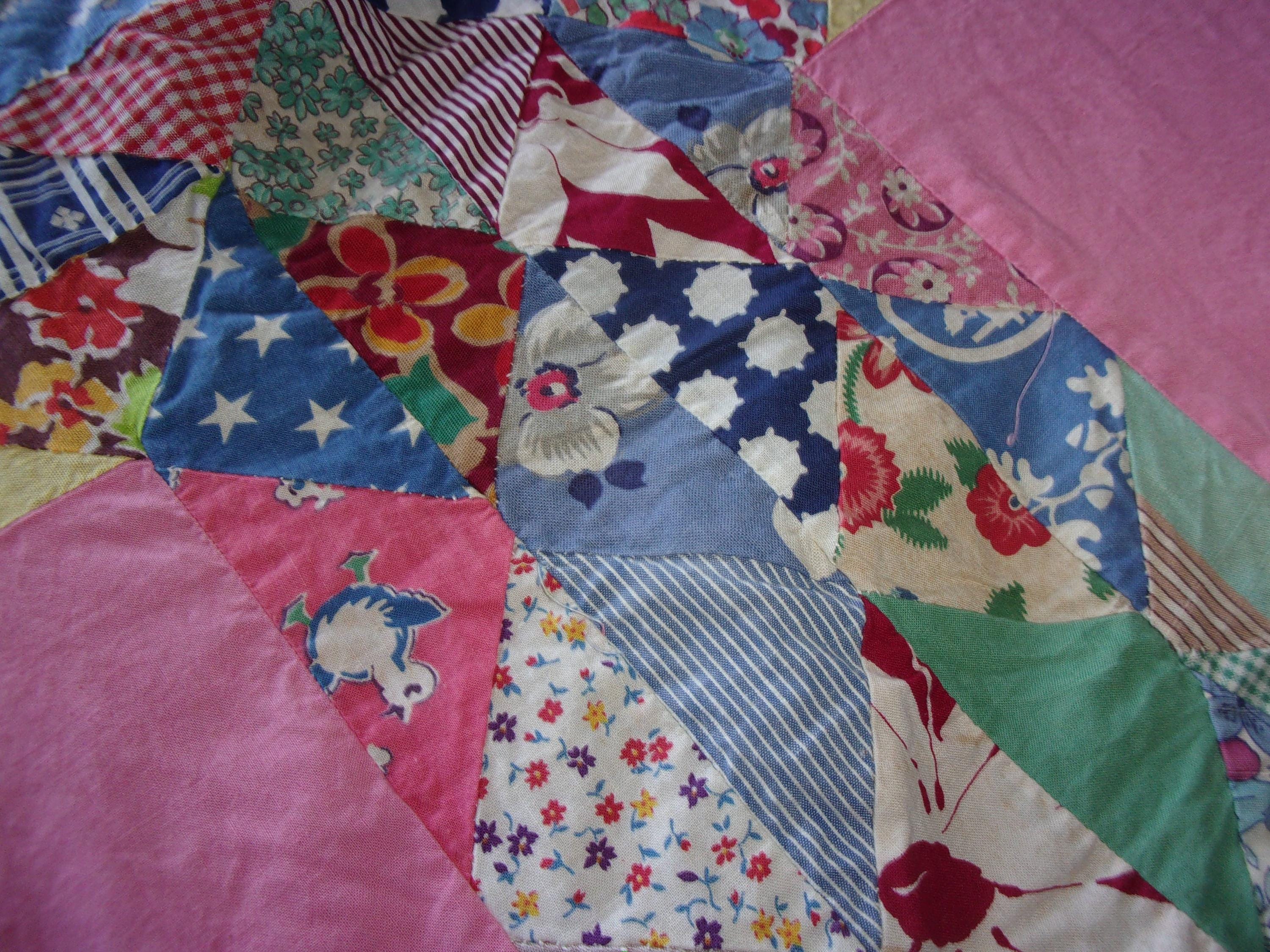 Vintage Unfinished Colorful Handmade Gorgeous Detailed Quilt - Etsy
