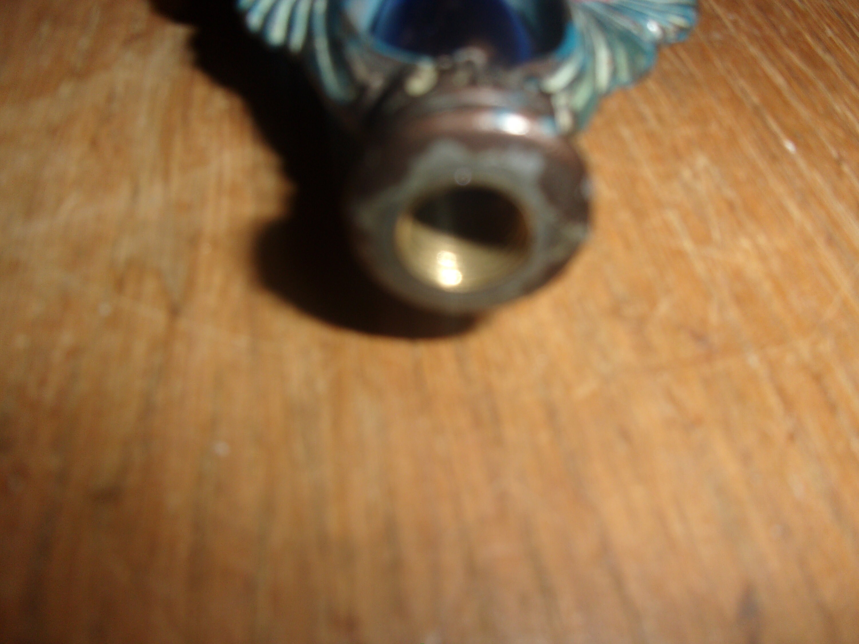 Rare Art Nouveau Peacock Finial With Glass Pendant - Etsy