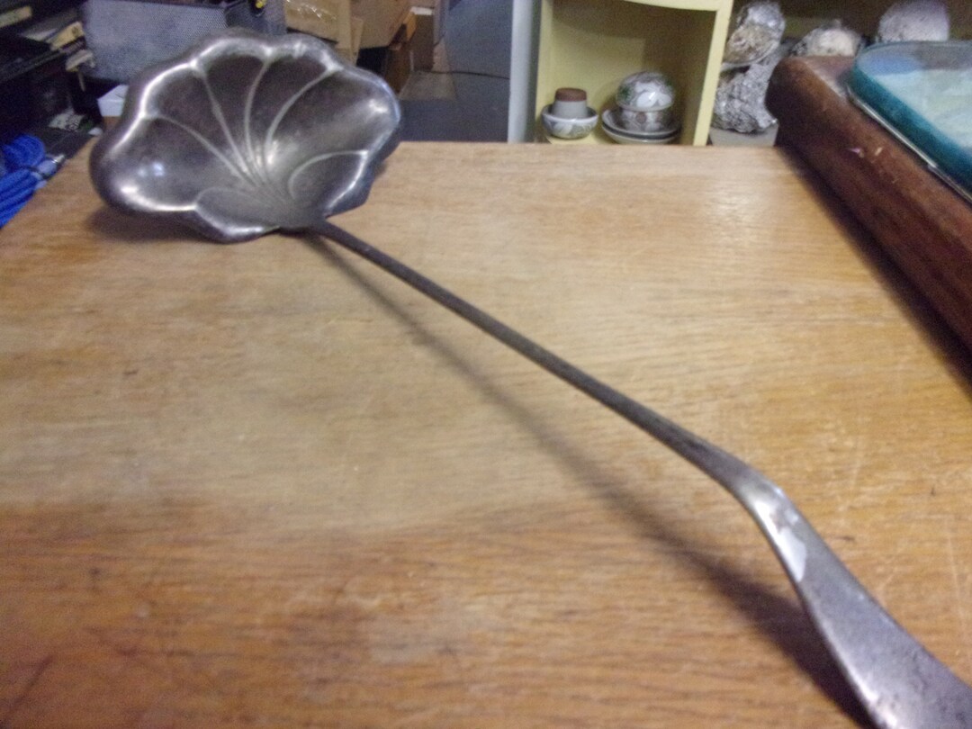 Antique Large Silver Plated Punch Ladle H & T Mfg. Co - Etsy