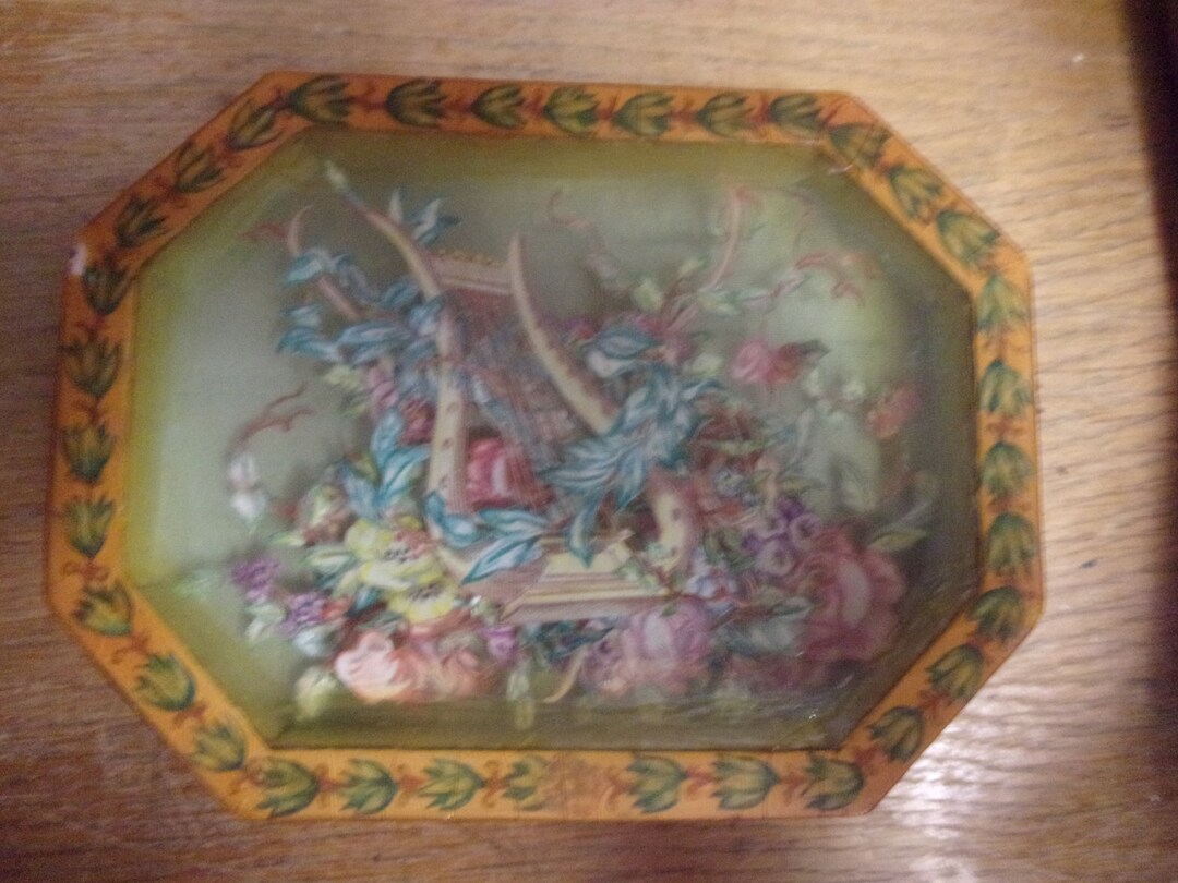Antique Shadow Box, Handmade, Hand Painted Victorian Style - Etsy