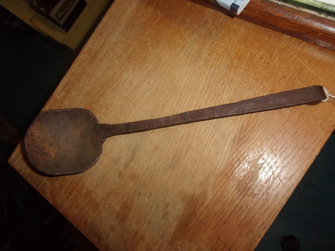 Cast Iron Hand Forged Ladle - Etsy