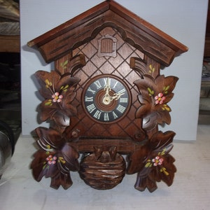 Vintage Swiss German Wooden Cuckoo Clock Parts - Etsy