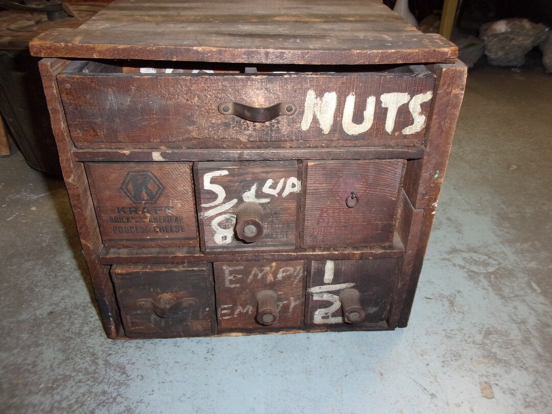 Antique Cheese, Egg, Raisin Box Rustic Storage Box Rustic Country - Etsy