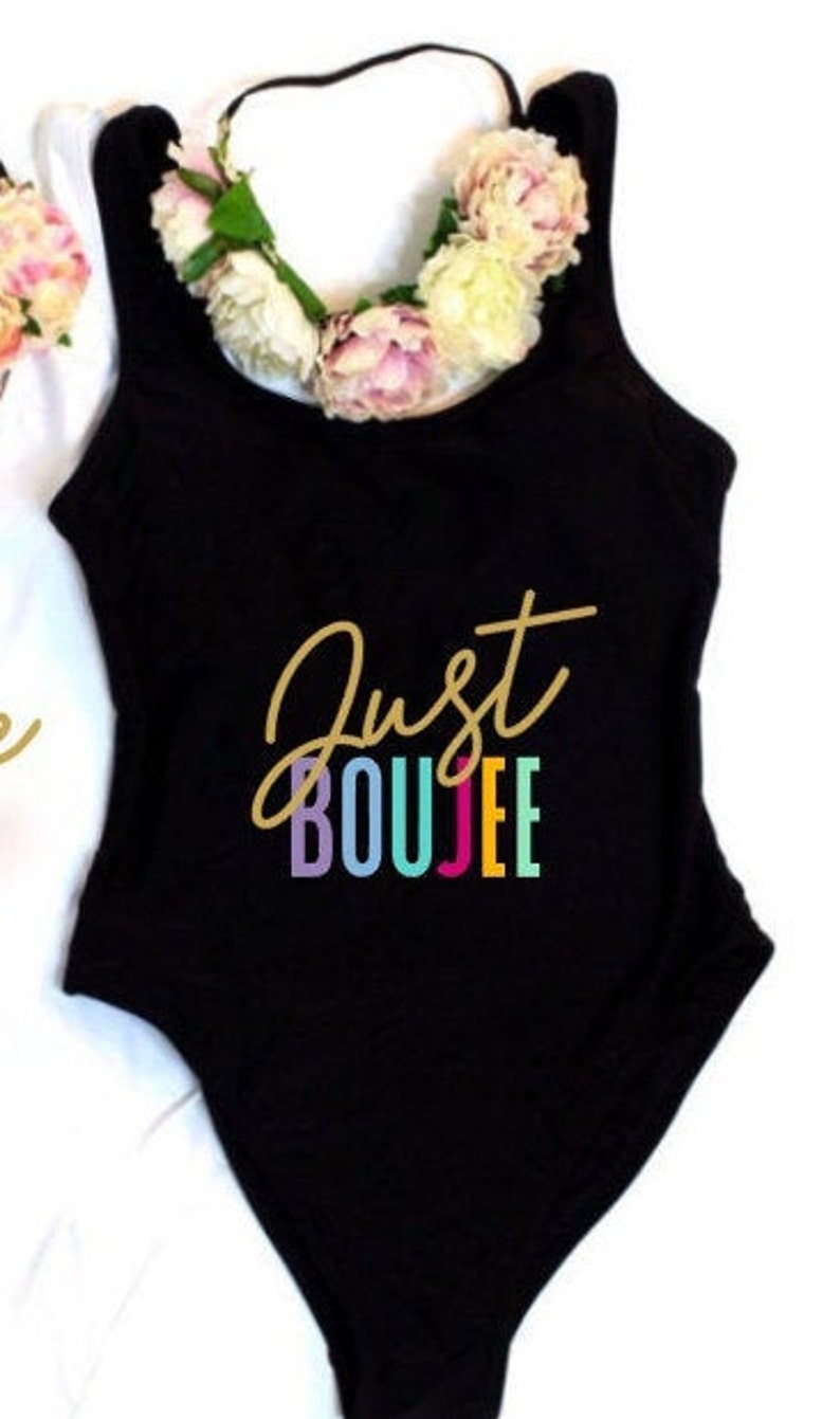 Bride And Boujee Swimsuit Rainbow Bride Swimsuit Bridesmaid Etsy