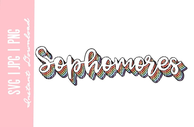 Retro Sophomores 2020 SVG. Sophomore 2020 SVG. High School | Etsy