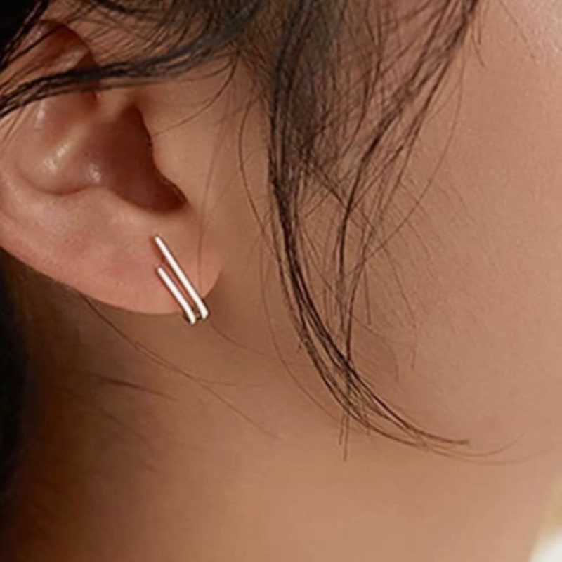 Bar Earring - Etsy
