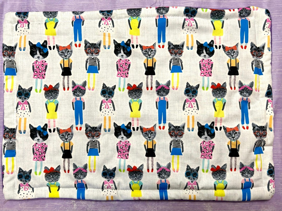 Catnip Cat Mat, Cats in Outfits, Cat Mat for Pet Carrier, Cat Mat ...