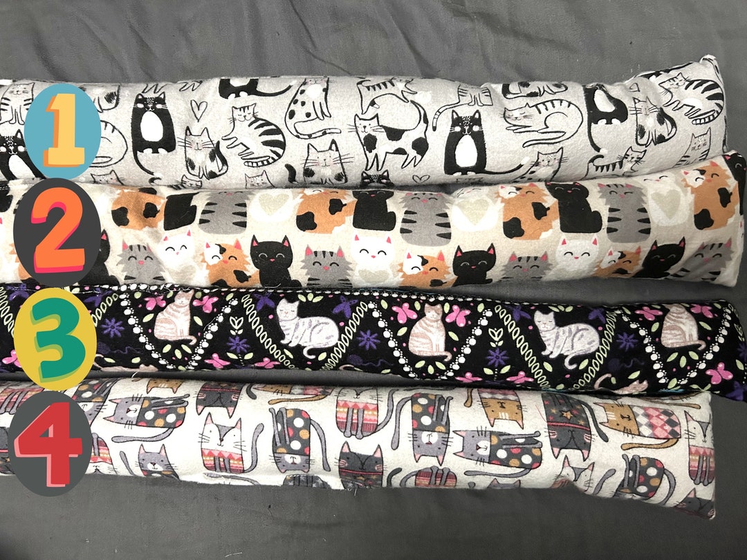 Draft Door Stoppers, Cat Cats Pattern Draft Door Dodgers, Window Draft ...