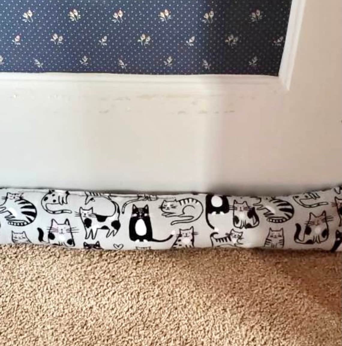 Draft Door Stoppers Cat Cats Pattern Draft Door Dodgers - Etsy