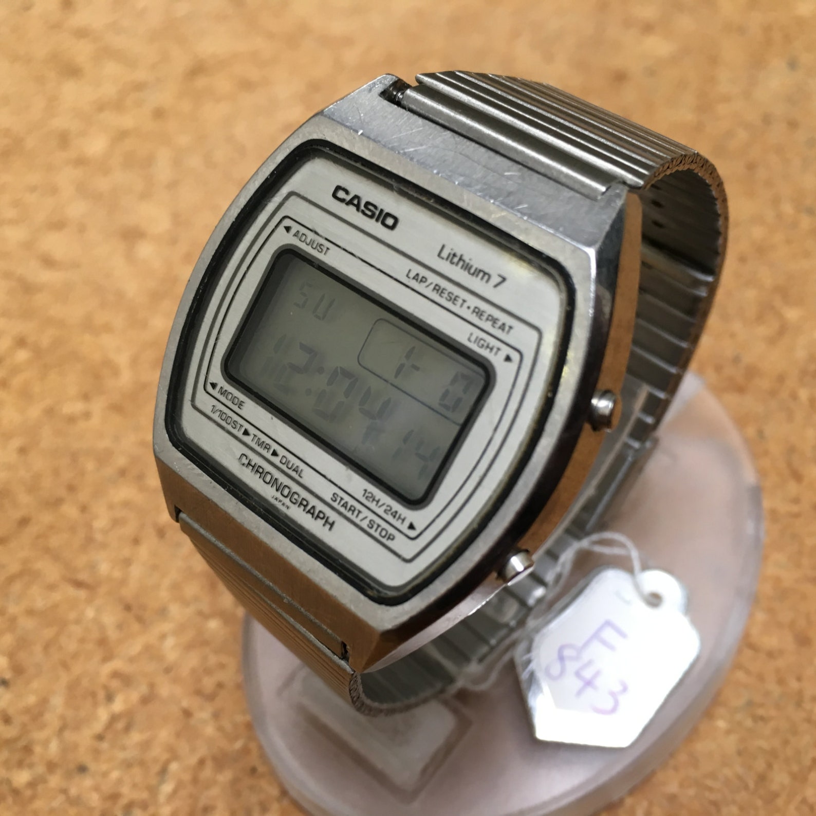 Ultra Rare Collectible Vintage Casio S002 Lithium 7 Mens Steel | Etsy