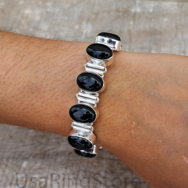 Black Onyx Bracelet Etsy