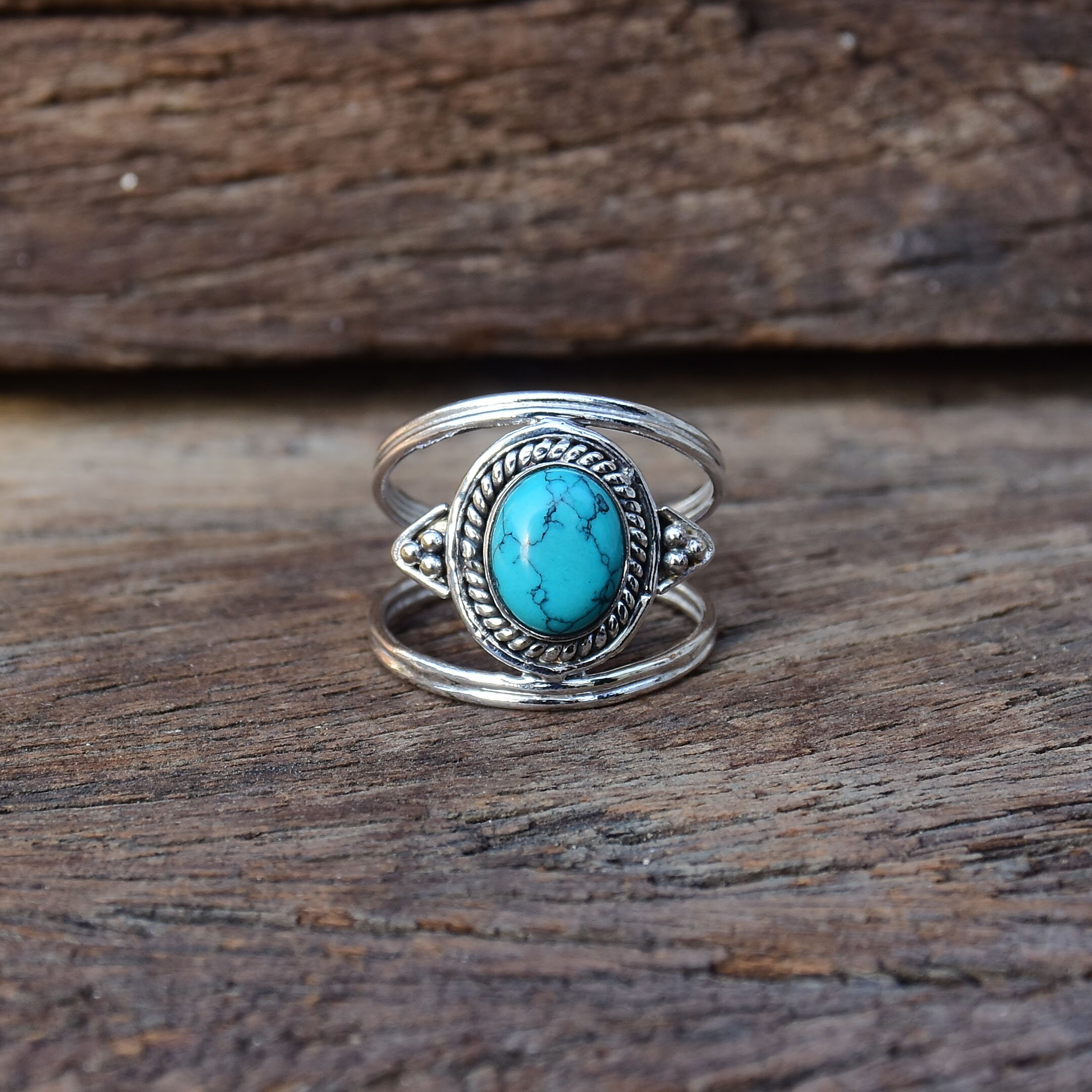 Turquoise Ring 925 Sterling Silver Ring Handmade Ring | Etsy