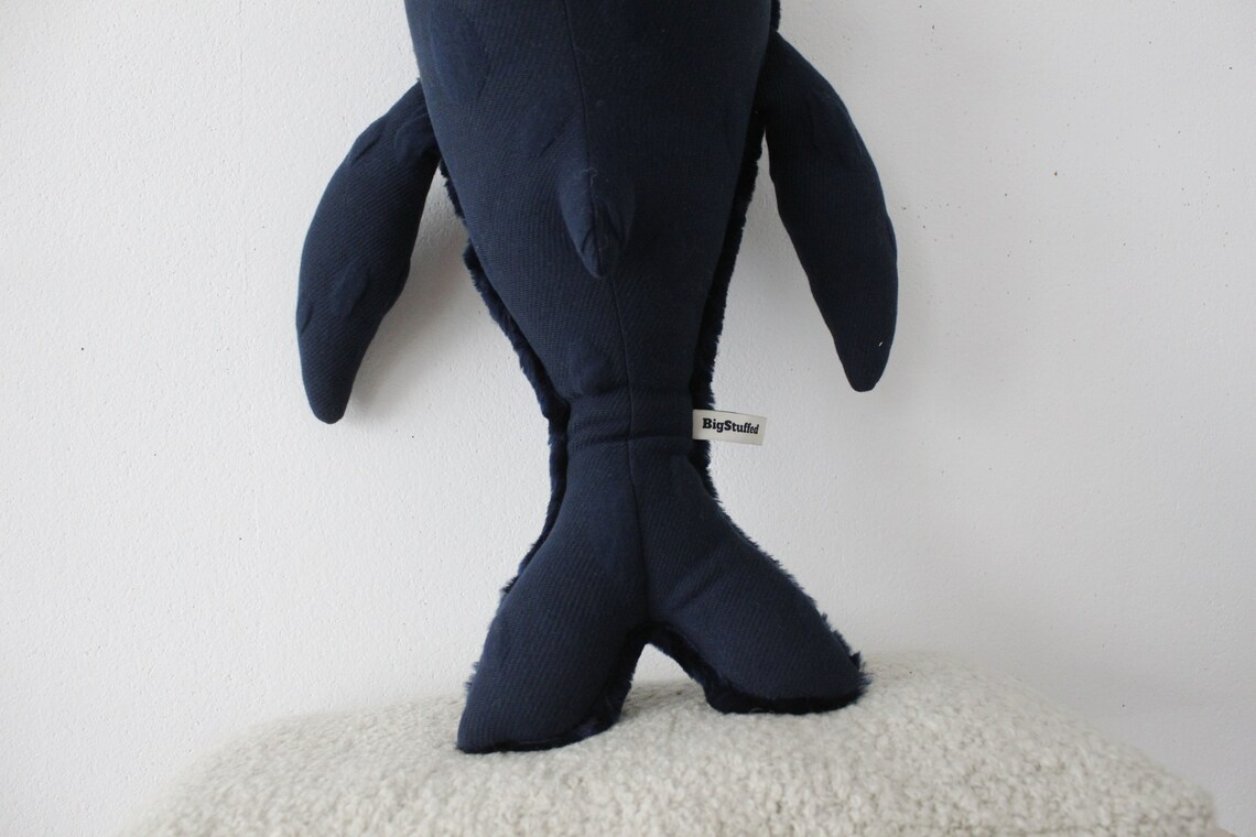 Small Night Whale Handmade Stuffed Animal | Etsy