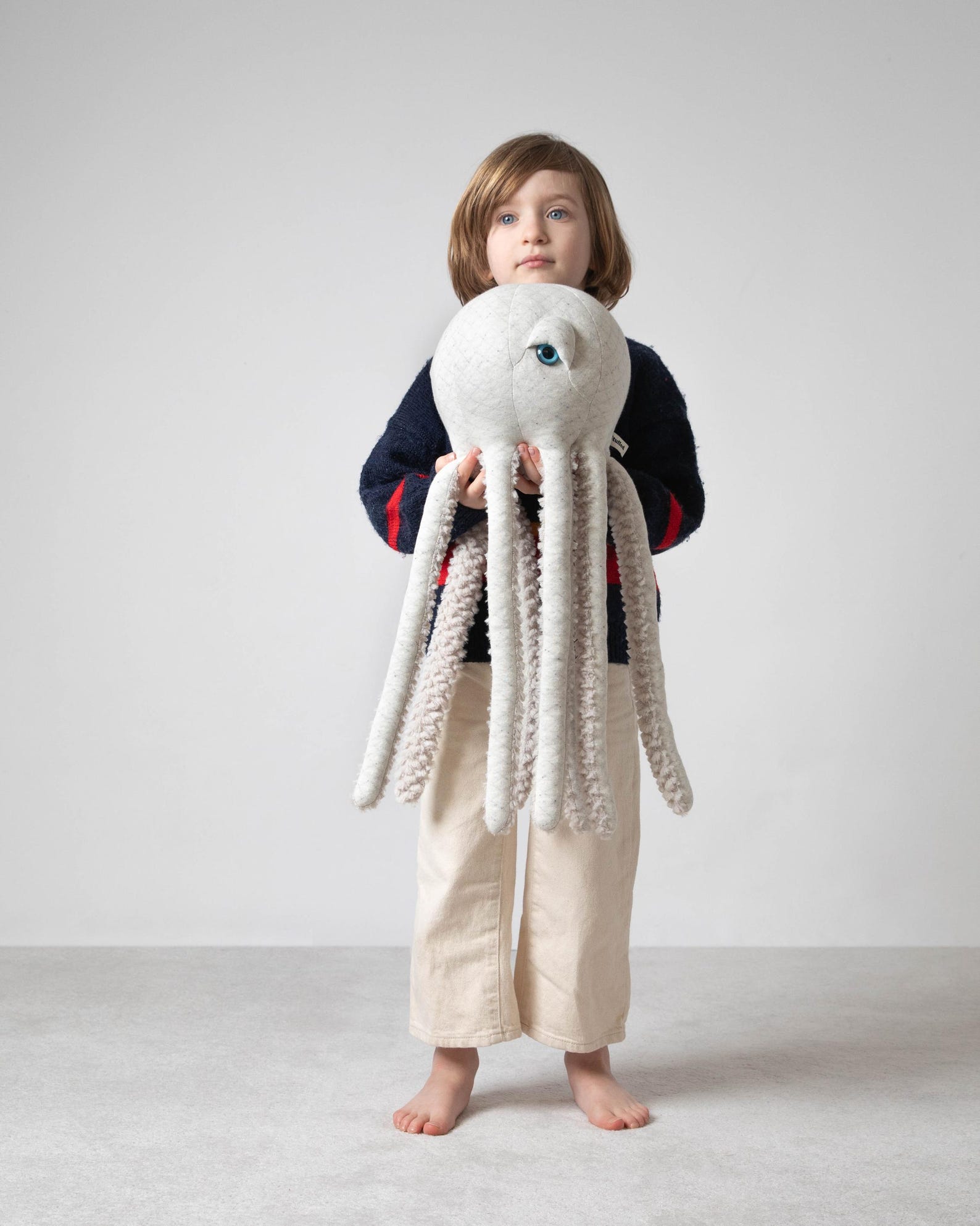 Small Albino Octopus - Handmade Plush Toy - Etsy