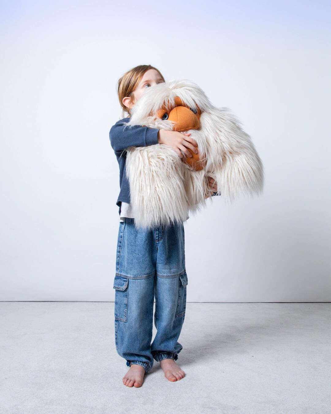 Earth Yeti Plushie - Handmade Full Fur Stuffed Animal - Soft and Cuddly ...