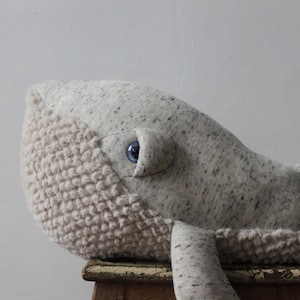 Small Original Whale - Handmade Stuffed Animal - Etsy