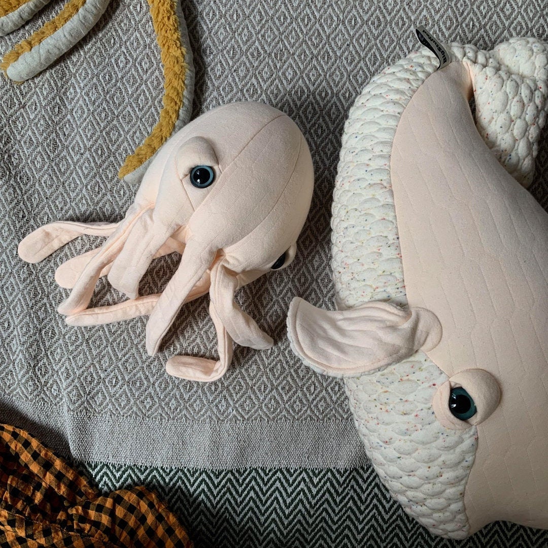 Mini Lady Octopus - Handmade Plush Toy - Etsy