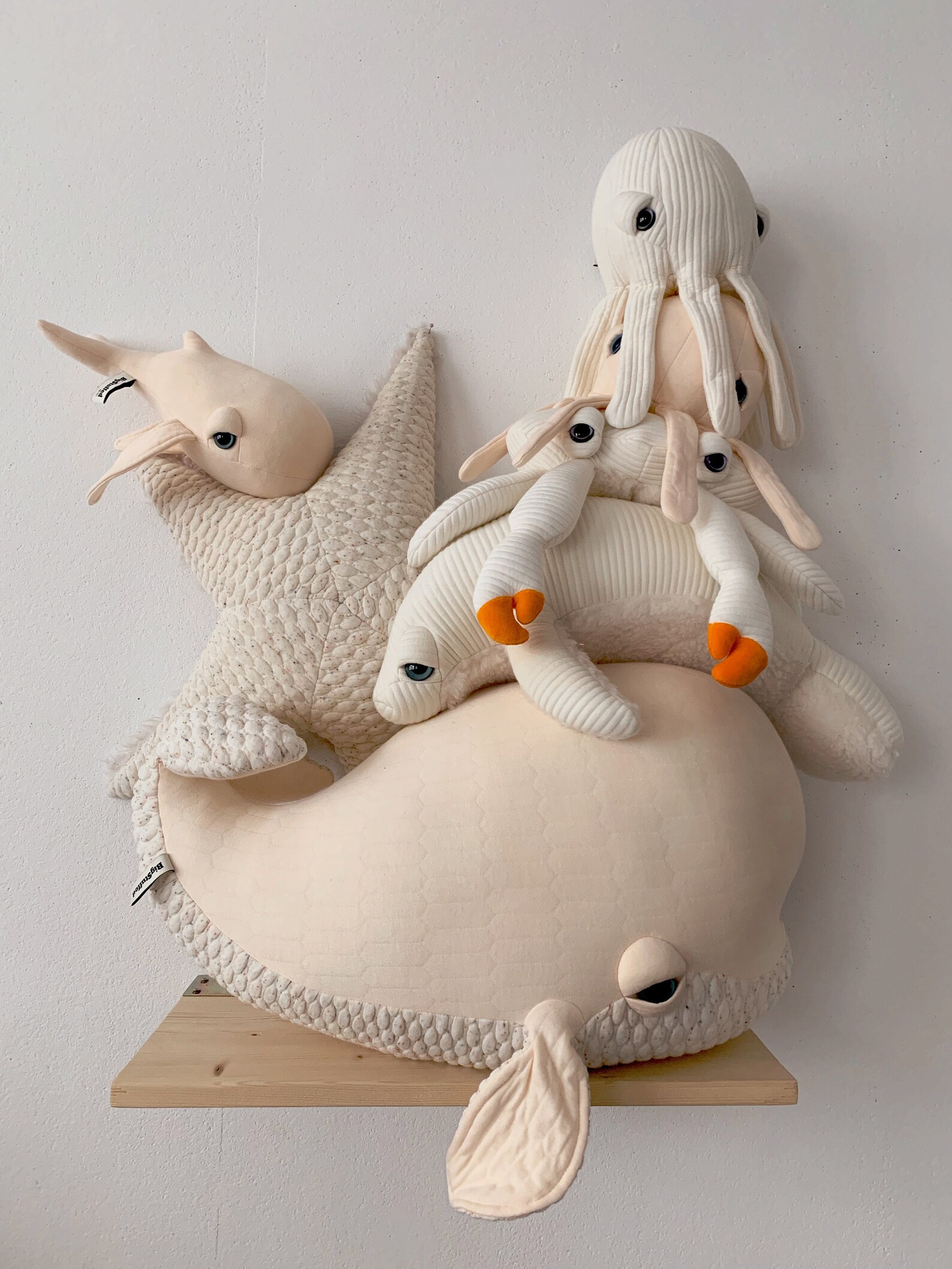 Mini Lady Whale Handmade Plush Toy - Etsy