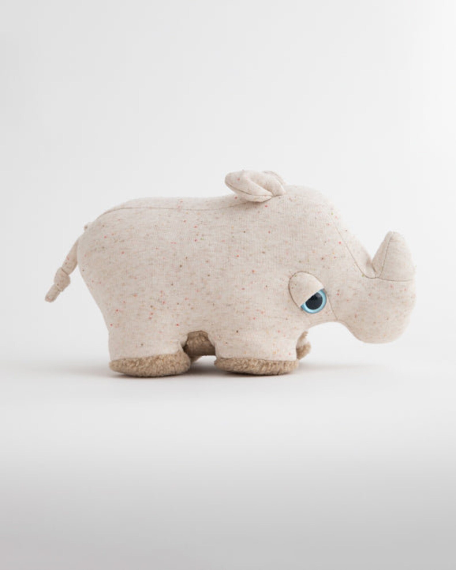 The Mini Rhino - Handmade Stuffed Animal - Small Stuffed Animal for ...