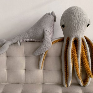 Small POP Octopus Handmade Plush Toy - Etsy