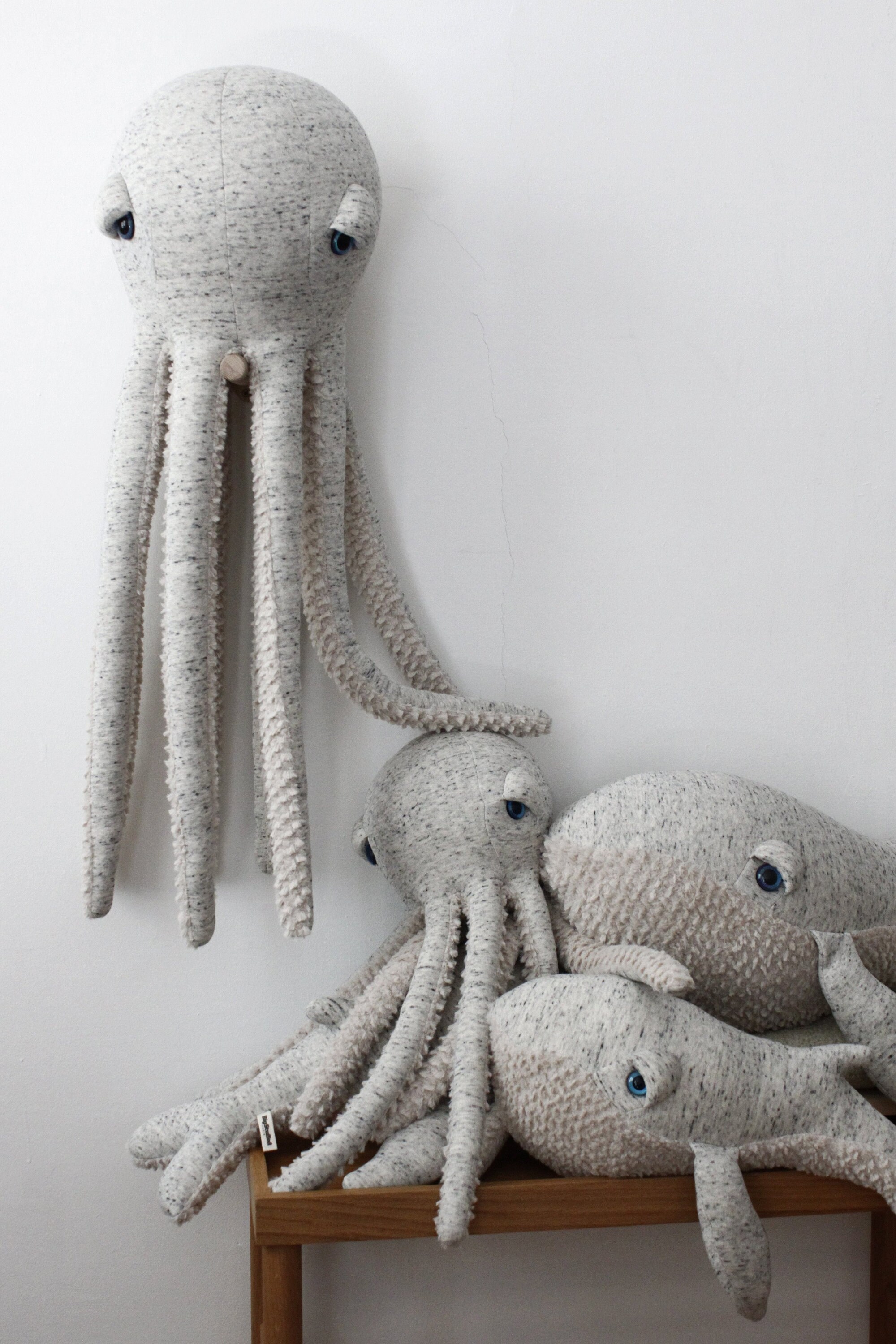 Small Original Octopus - Handmade Stuffed Animal - Etsy