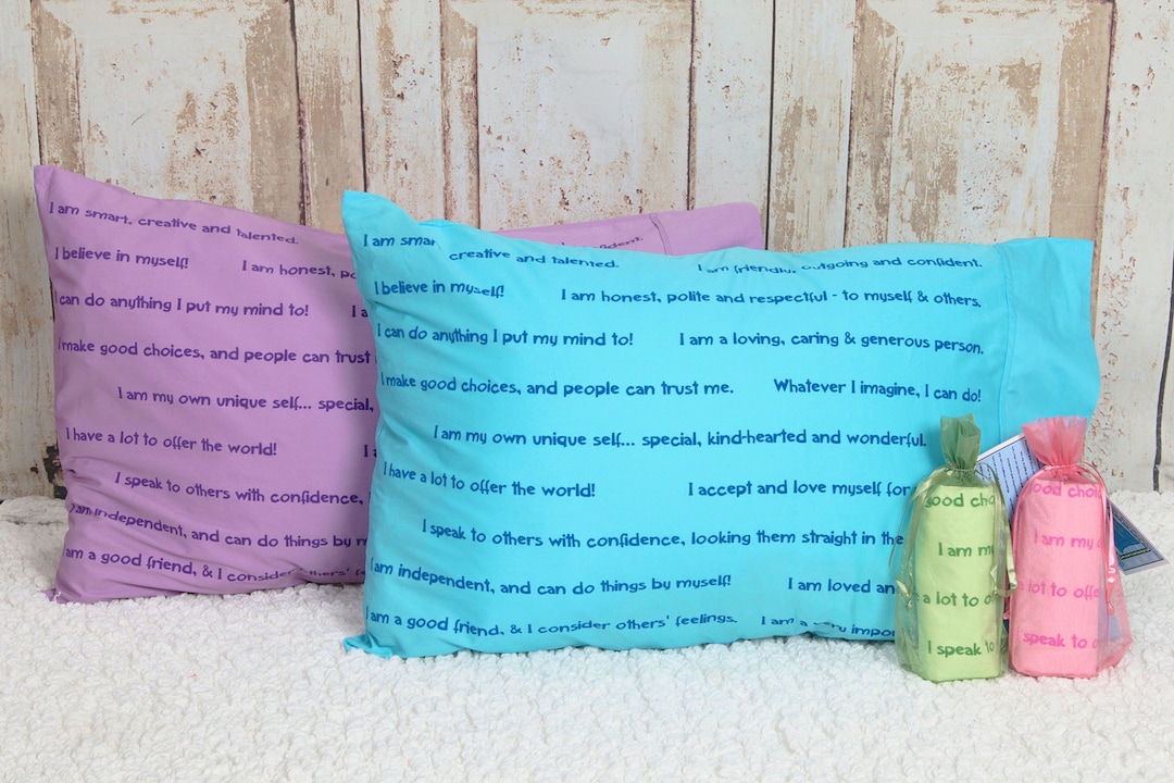 Affirmations,pillowcase,inspiration,home&living,therapy Pillow ...