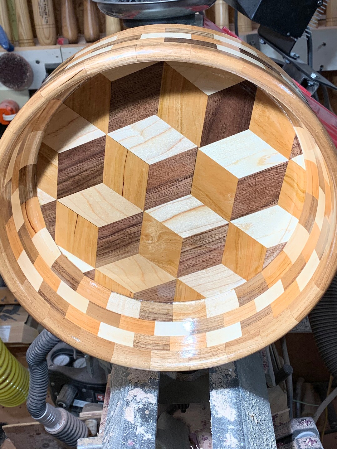 Tumbling Block Bowl - Etsy