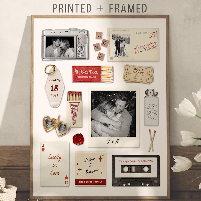 Couple Match Frame Print - Etsy