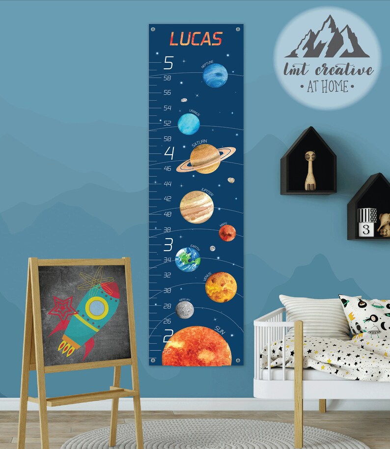 Solar System Growth Chart. Personalized Growth Chart. Personalized ...