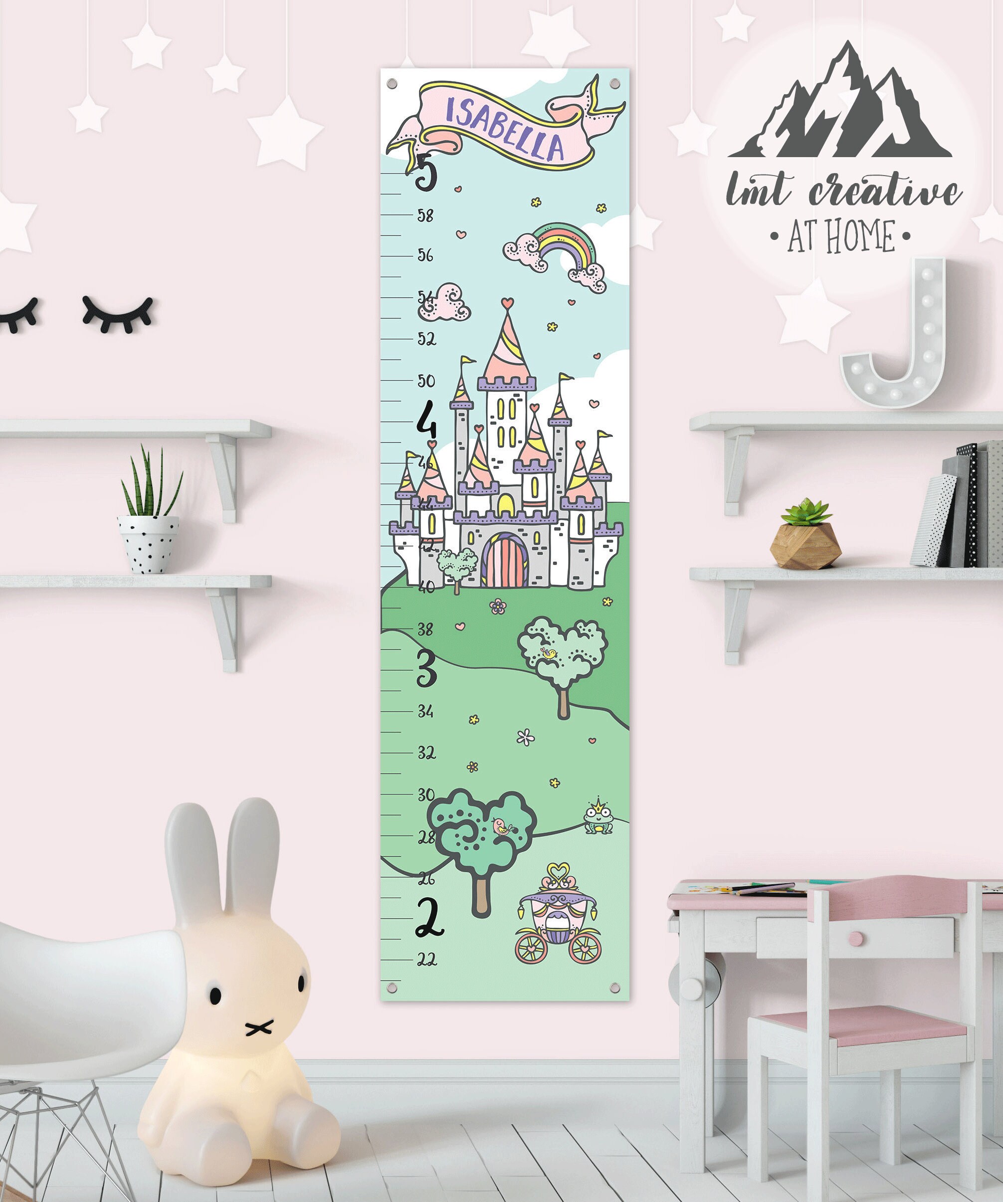 Princess Growth Chart. Personalized Growth Chart. Personalized Growth ...