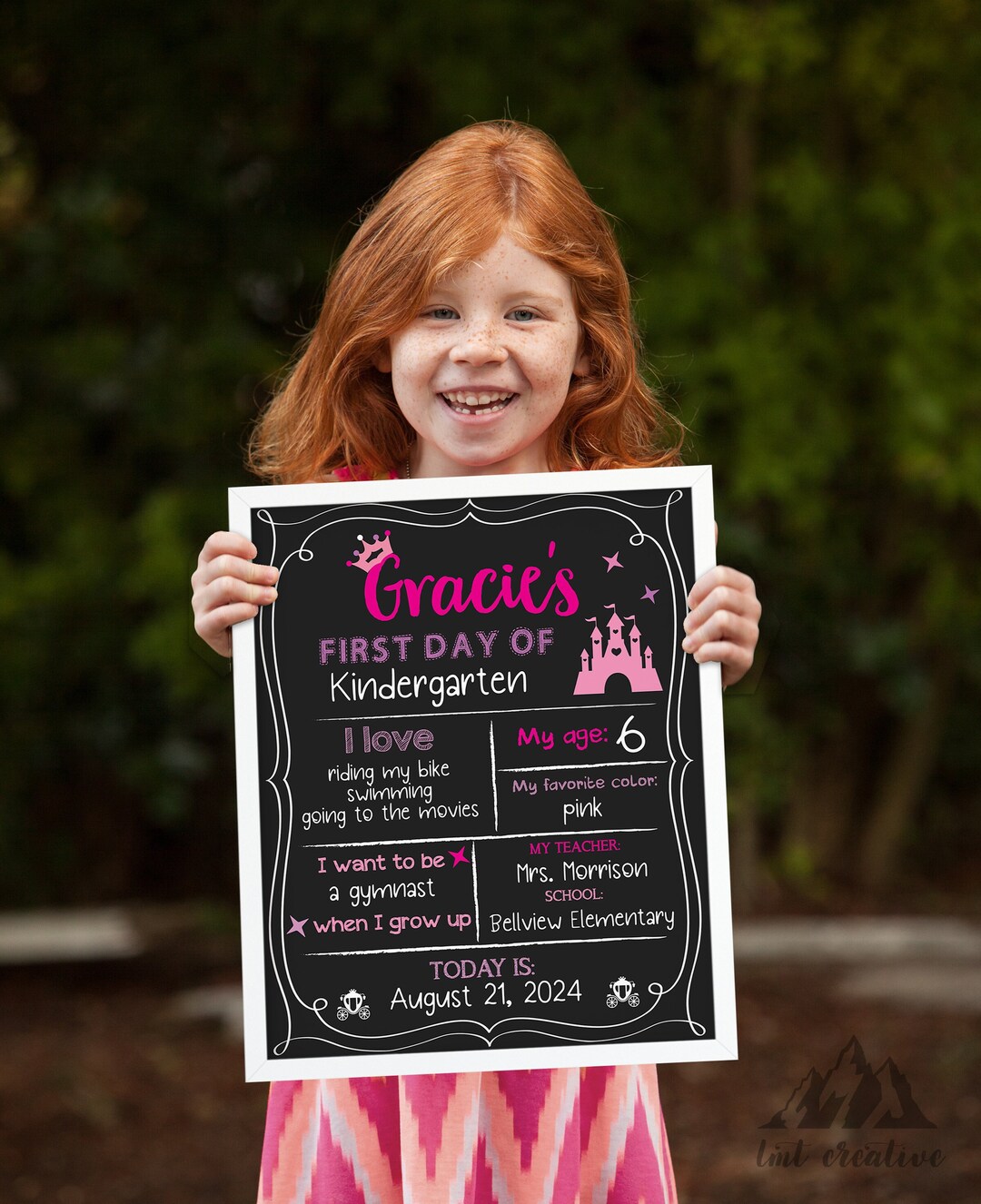 First Day of School Sign, Personalized Back to School Sign, Custom ...