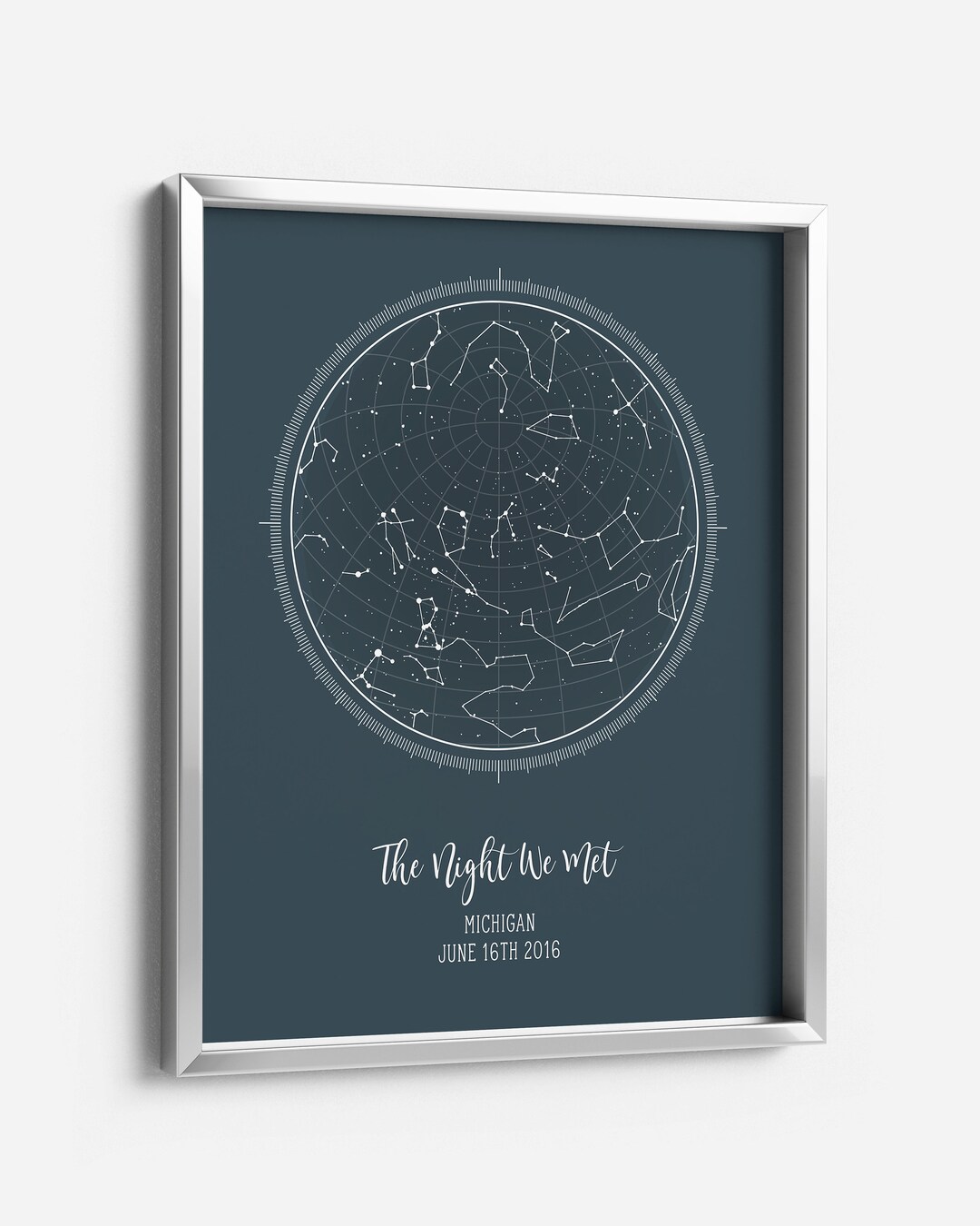 Custom Star Map. Star Map Poster. Anniversary Gift. Wedding Gift ...