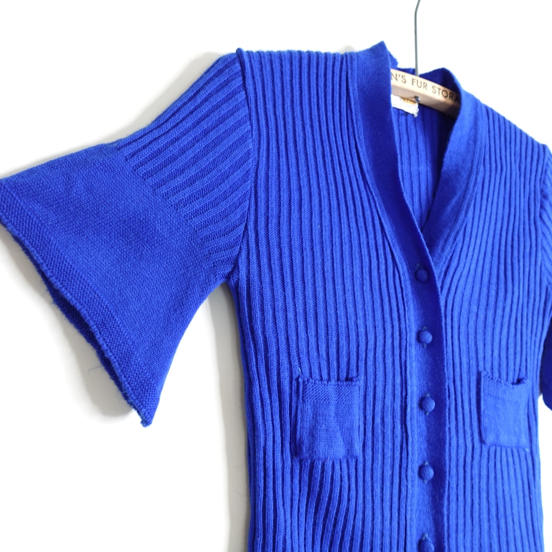 Vintage De Tizzoni by Alpine Knitters Ltd. Ribbed Knit Top - Etsy