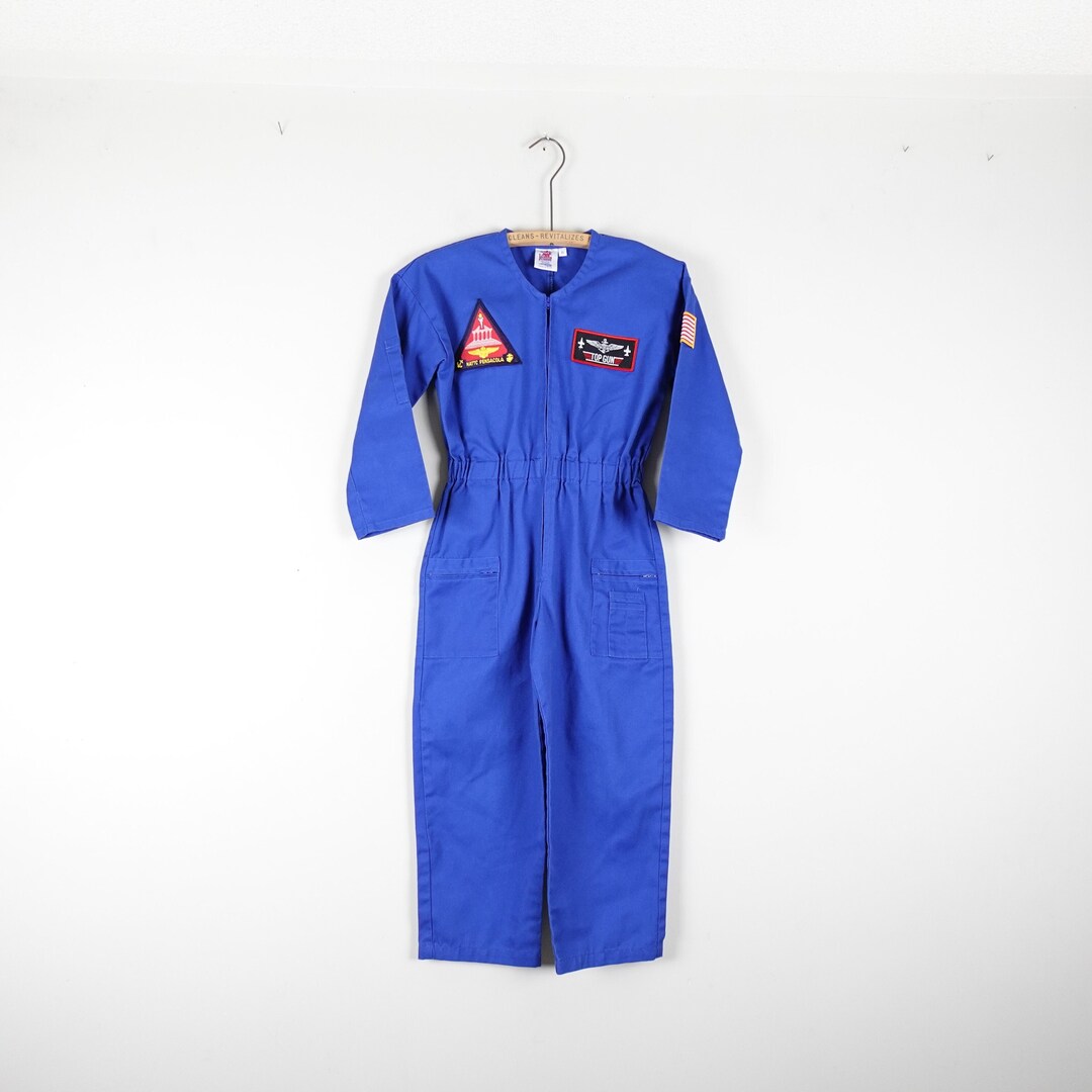 Vintage Jetaone Top Gun Flight Suit Kids Size 8 NATTC Pensacola ...