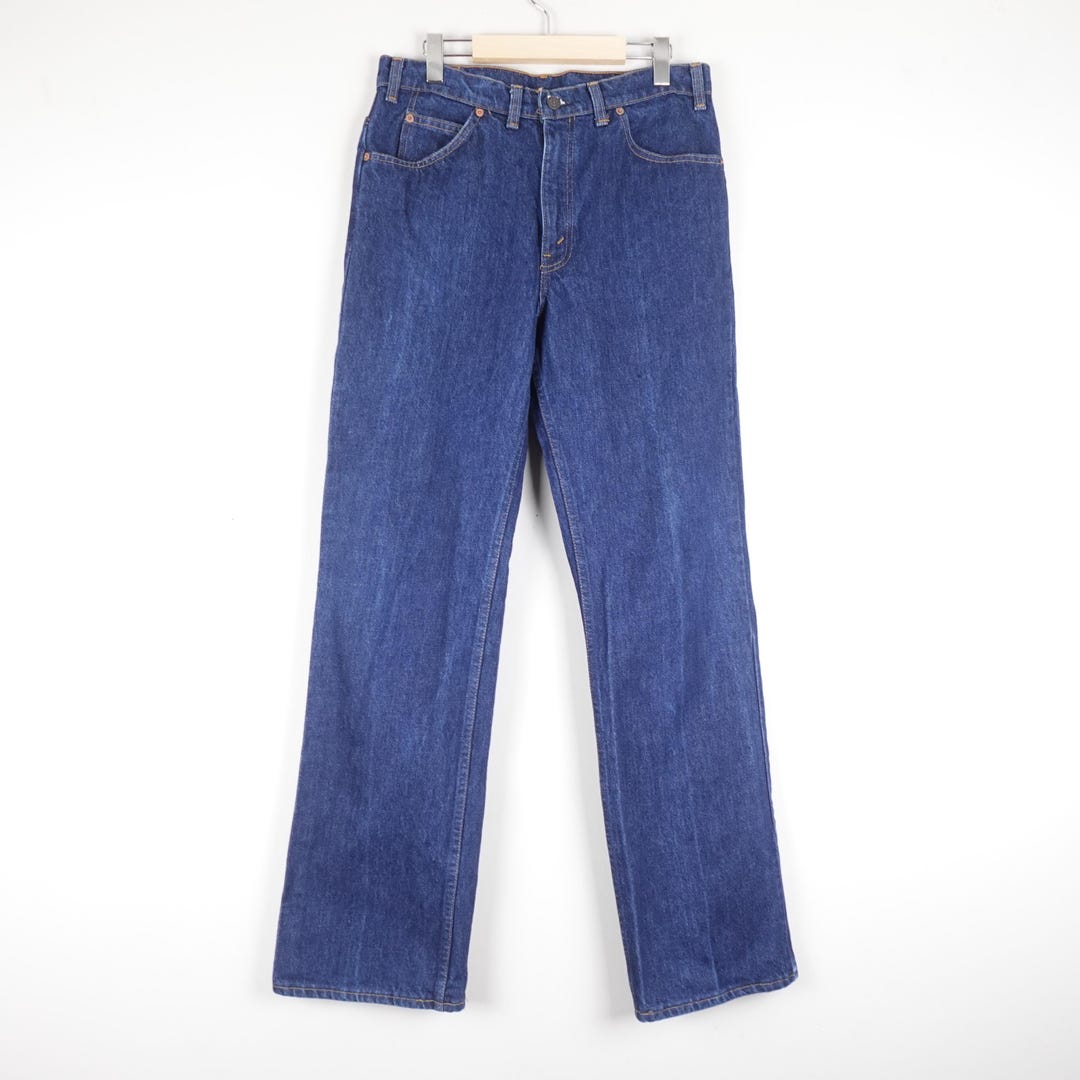 Vintage Levi's 617 Bootcut Jeans Men's 34x34 Orange Tab Leather Back ...