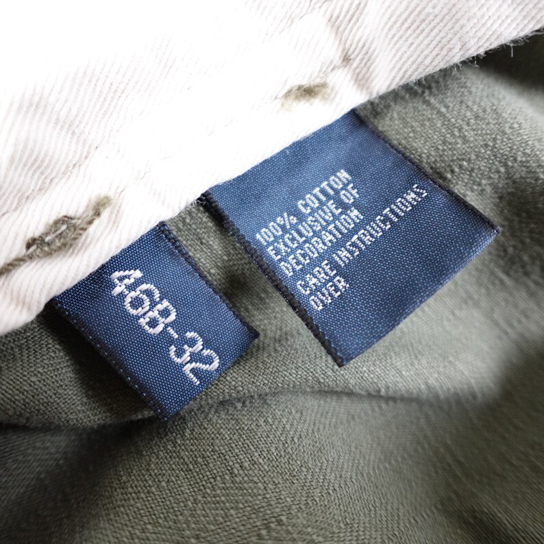 Vintage Polo Ralph Lauren Military Cargo Pants Men's 46x32 Utility Army Paratrooper 100% Cotton ...