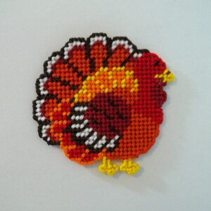 2 Thanksgiving Refrigerator Magnets A Turkey and a Pumpkin - Etsy