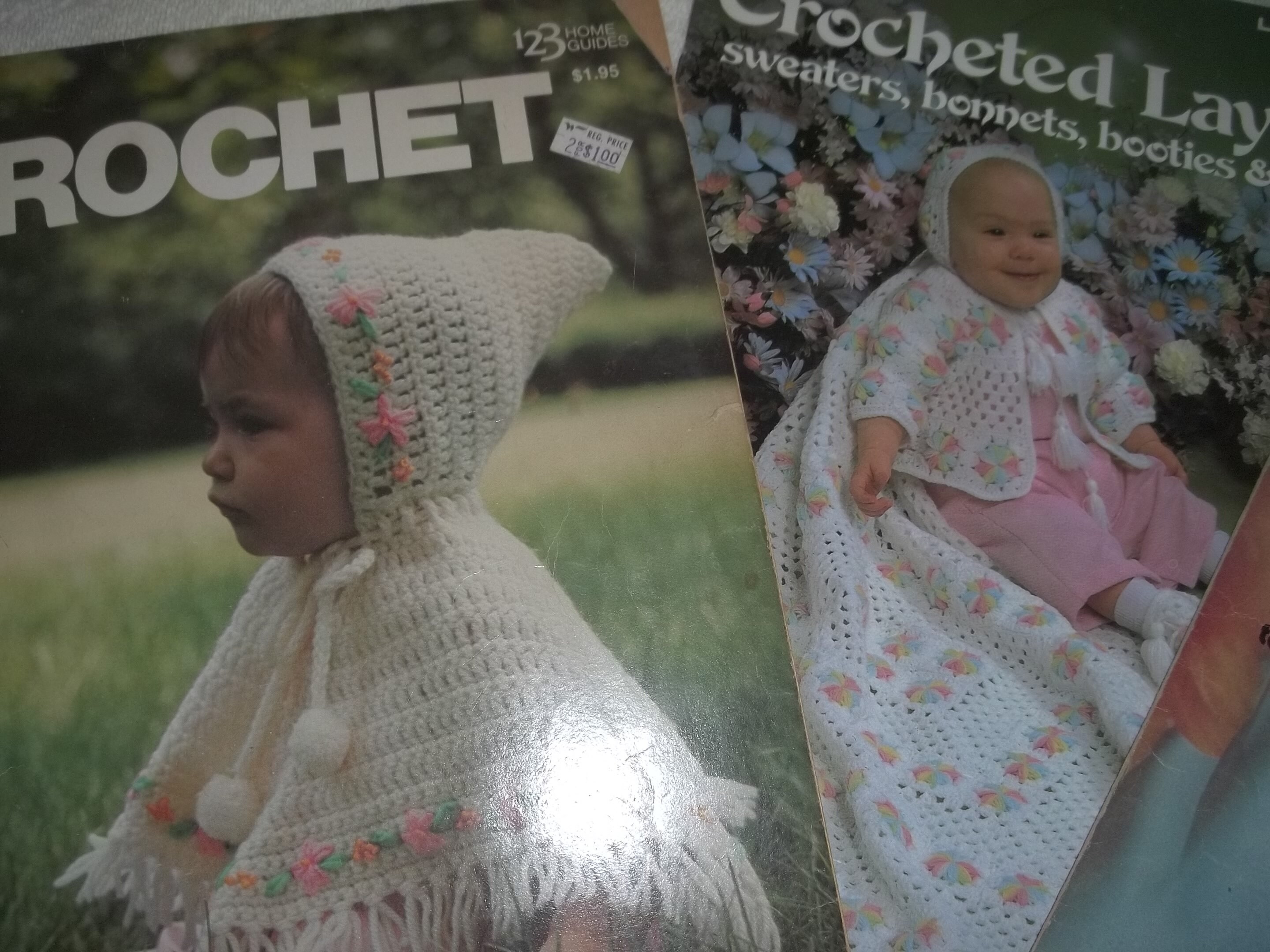 3 Vintage Crochet Leaflets / Book Childrens Clothes and Miscellaneous ...
