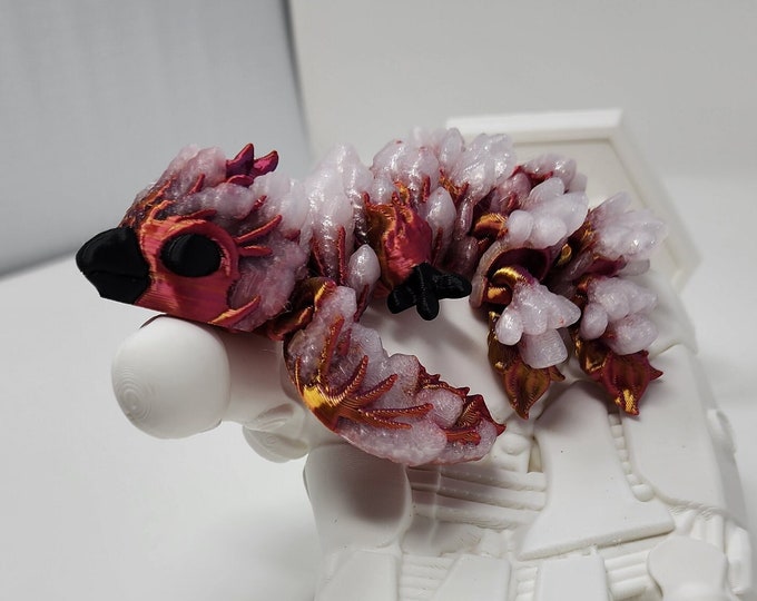 Tiny Phoenix 3D Printed Pet Adult and Child ADHD Articulated Fidget Toy Gift De-stress, Desktop ...
