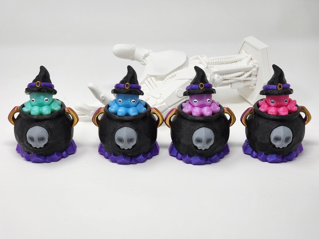 Octo Spinner Witch Dice Cauldron 3D Printed Pet D&D - Etsy