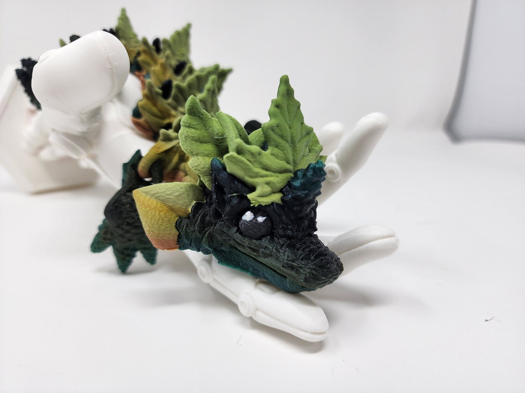 Adult Pine Forest Dragon 3D Printed Pet Adult and Child - Etsy