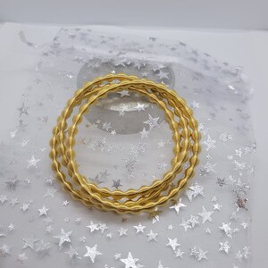 3 Stainless Steel Spring Bracelets, Similar to Bracelets With Beads, 7. ...